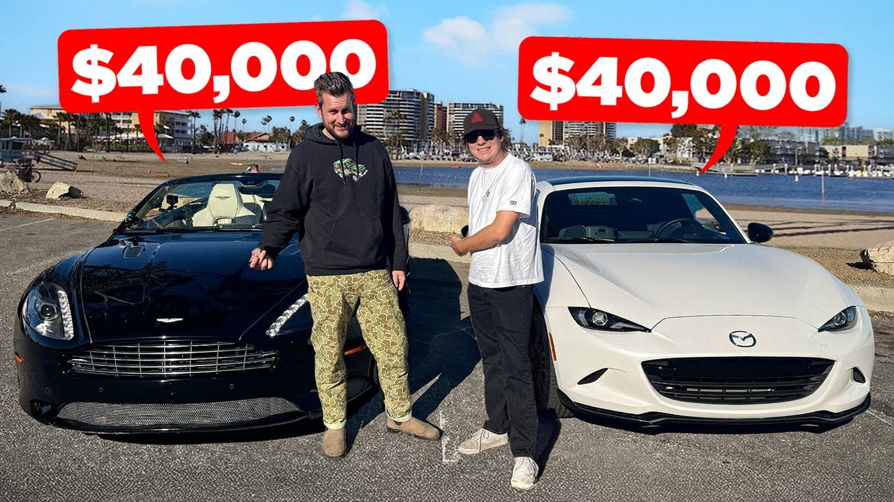 New Mazda Miata vs used Aston Martin
