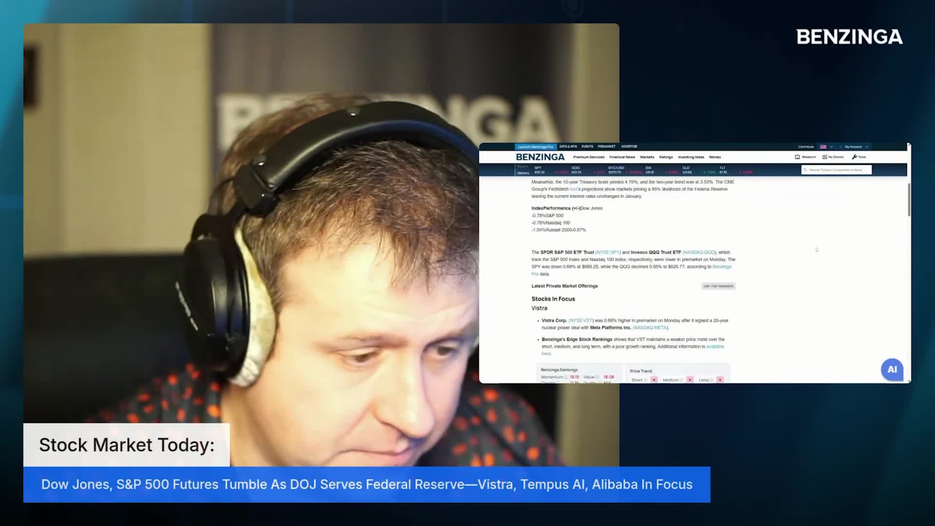 Stock market today: Dow Jones, S&P 500 futures tumble as DOJ serves ...