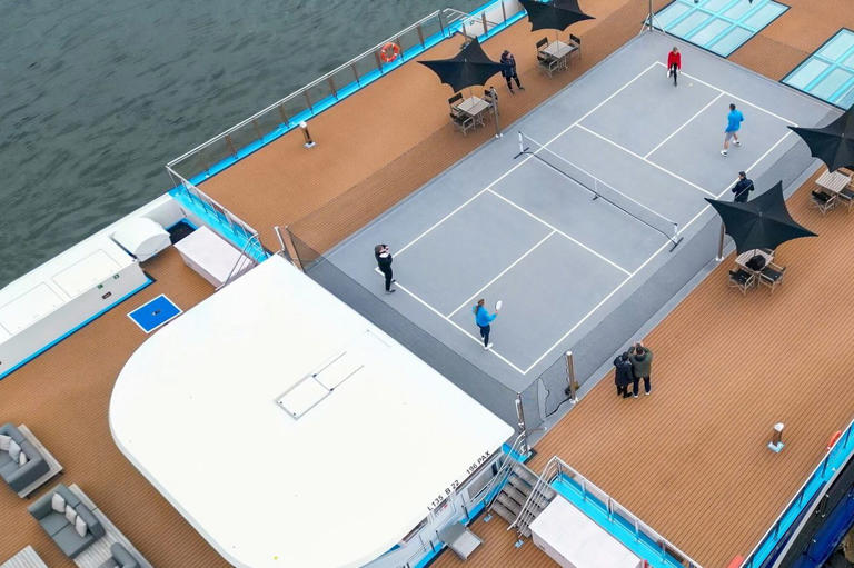 This ship is almost twice the size of most European river ships—which ...