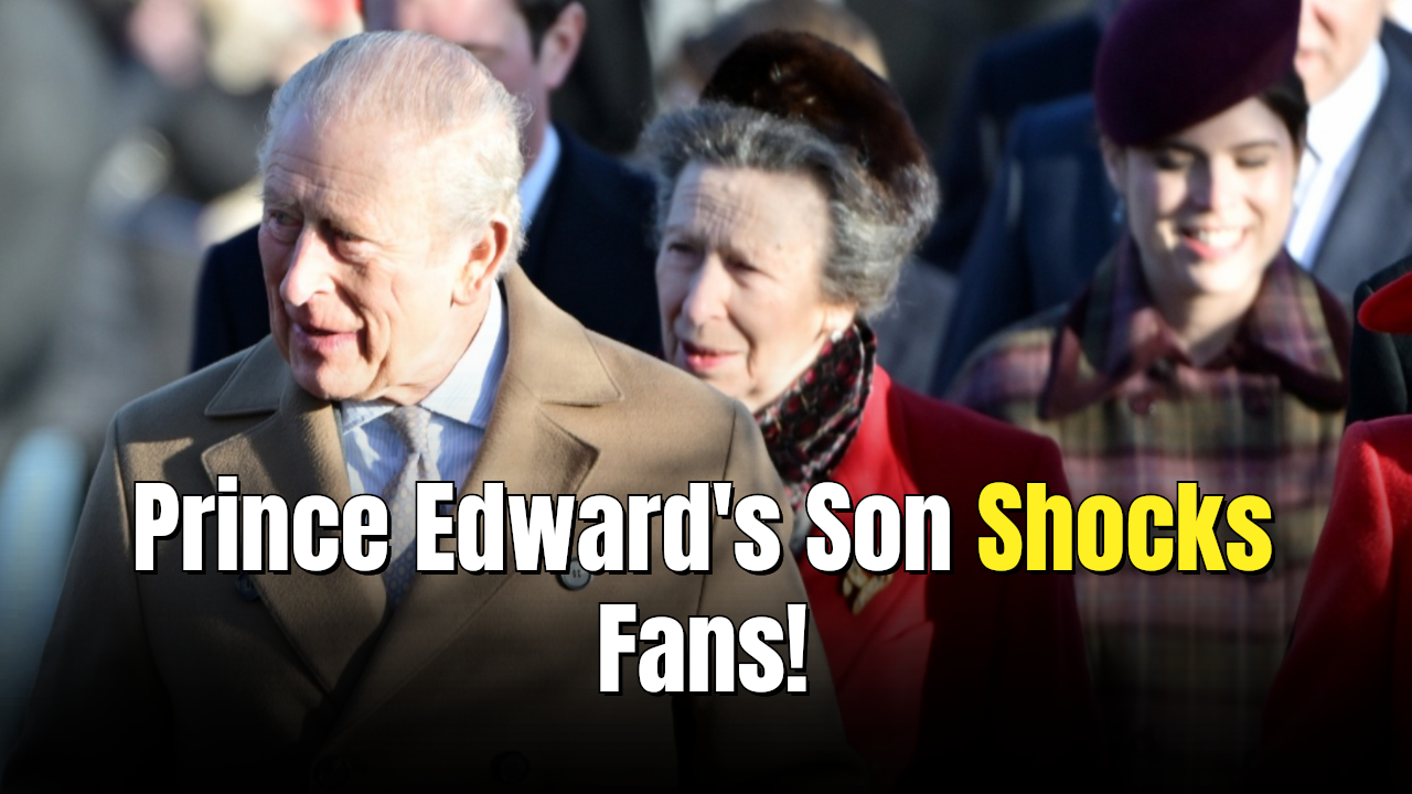 King Charles' nephew James compared to Barron Trump as tall royal teen ...