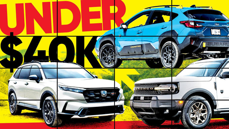 The best SUVs and trucks we’d buy for under $40,000
