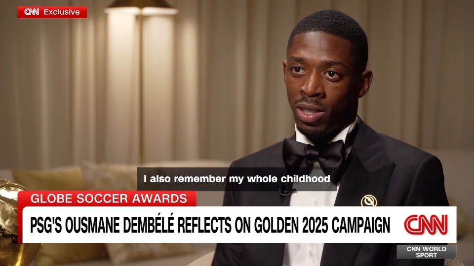 PSG’s Ousmane Dembélé reflects on golden 2025 campaign