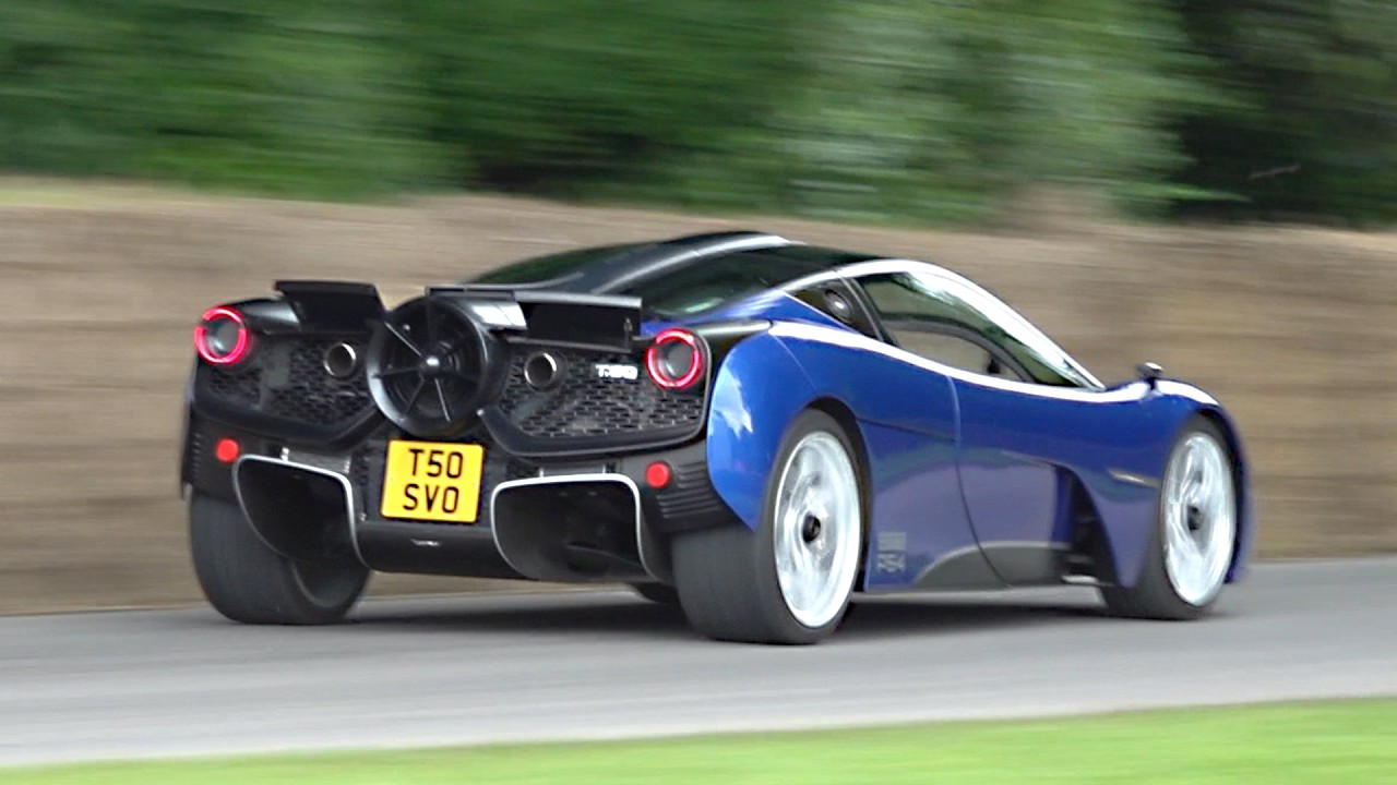 Gordon Murray T.50 screams with V12 engine sound