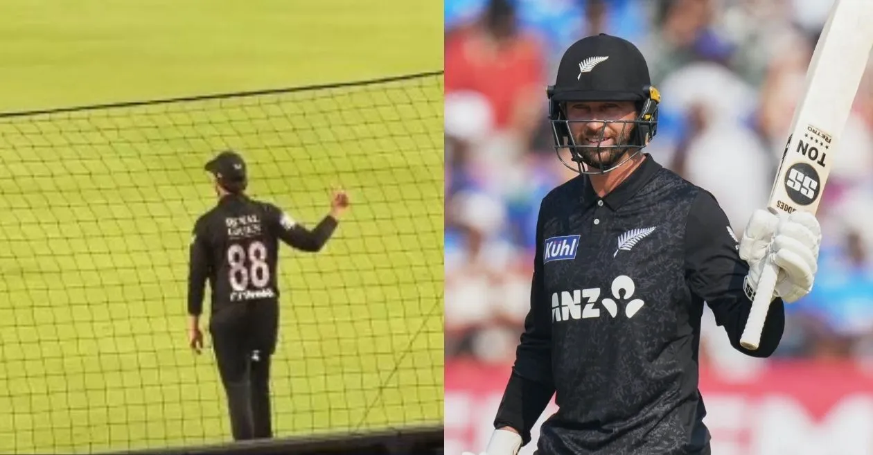 Watch: CSK fever hits IND vs NZ 1st ODI as Devon Conway responds to ...