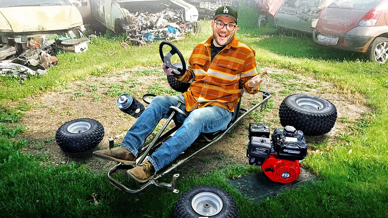 I built a go kart from scratch