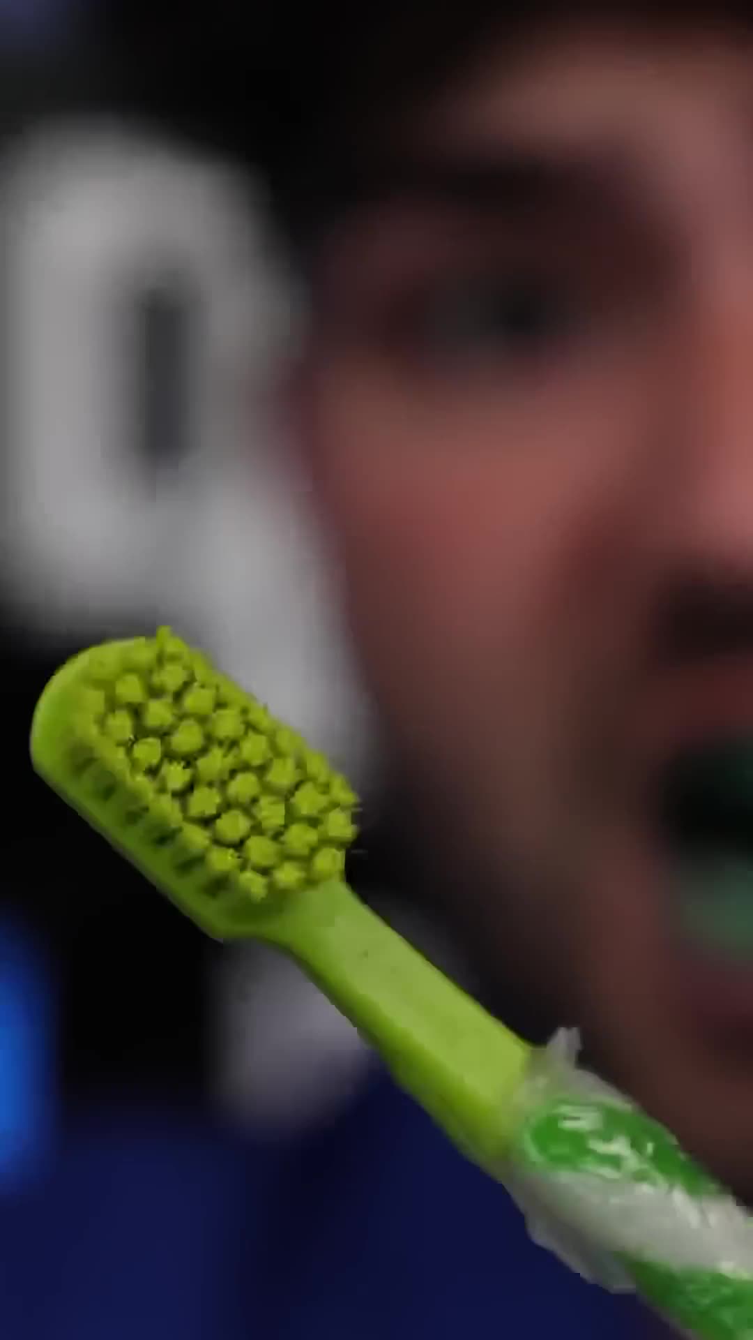 Grinch brushing routine