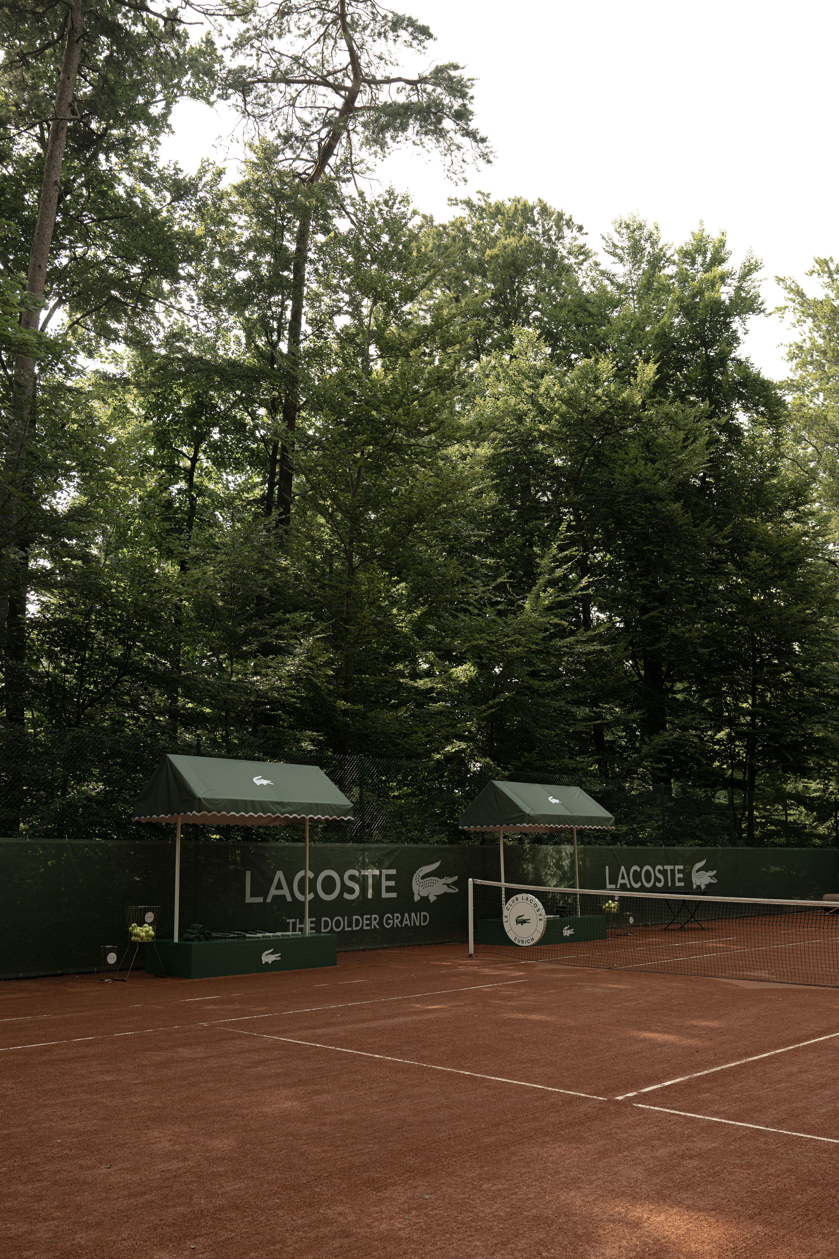 The coolest sporty stays for travelers: Lacoste tennis courts ...