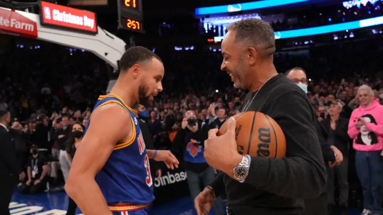 Warriors' Stephen Curry combines with dad Dell to pass Kobe, Jelly Bean ...
