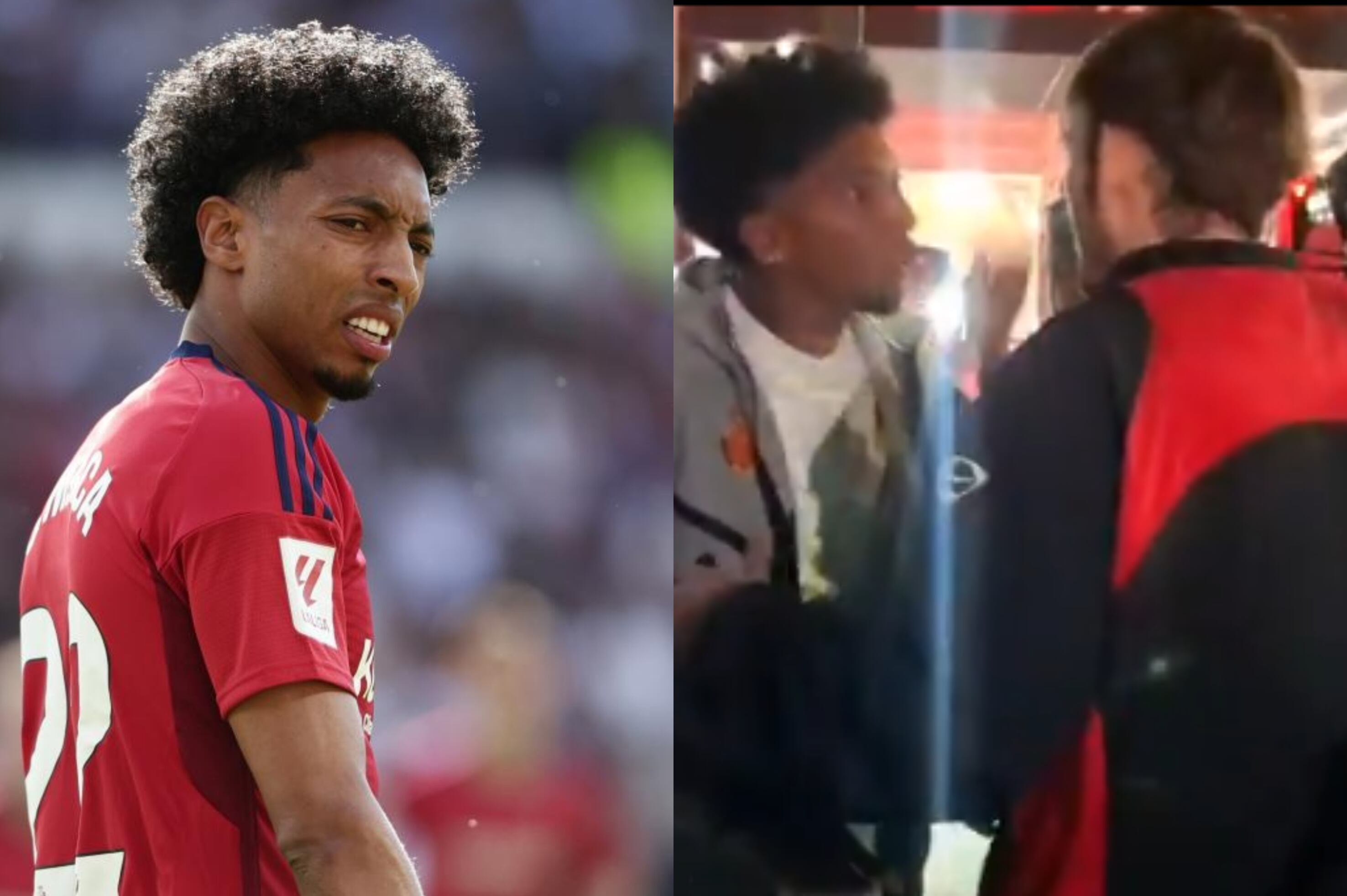 Johan Mojica vivió tensionante momento en España: fuerte discusión ...