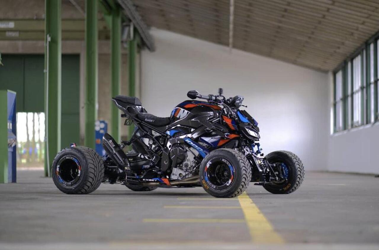 BMW M1000 R quad: 210 CV su quattro ruote. È tutto vero e omologato ...