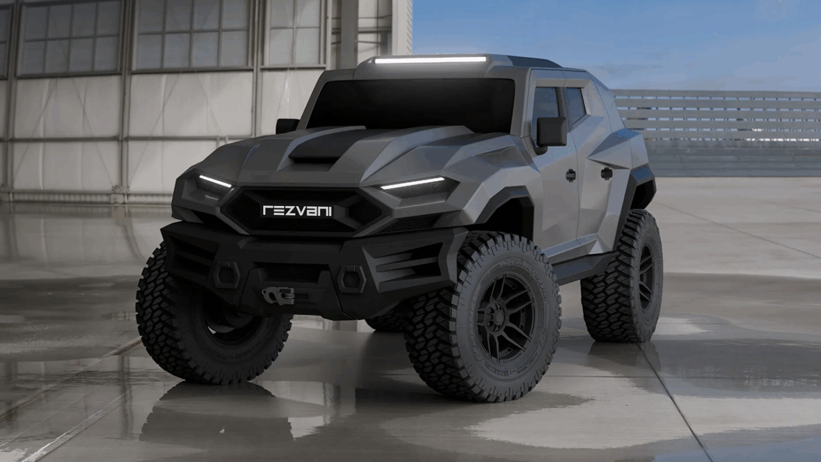 The 2026 Rezvani Tank is a 1,000 HP armored Jeep Wrangler