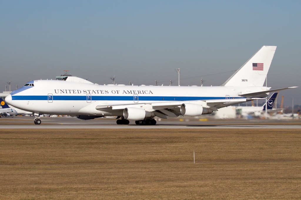 Donald Trump’s ‘doomsday plane’ spotted in LA in rare sighting