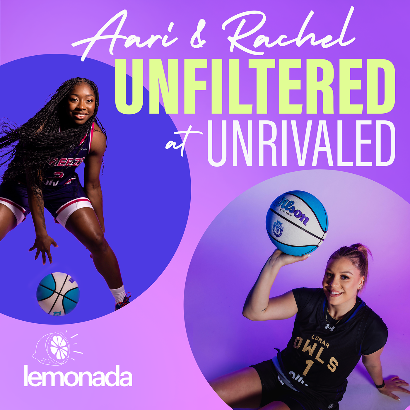 WNBA vets Aari McDonald, Rachel Banham launch new podcast at Unrivaled