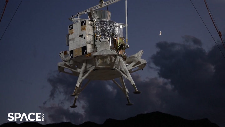 China's moon lander for crew run through touchdown and takeoff tests