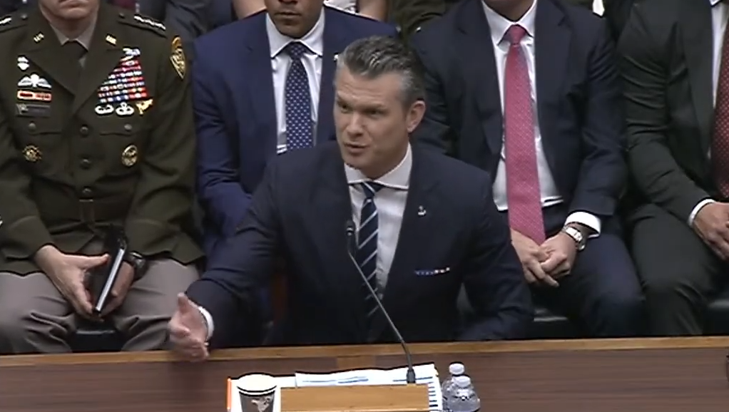 'The answer is zero': Pete Hegseth rapidly mumbles at congressman for ...