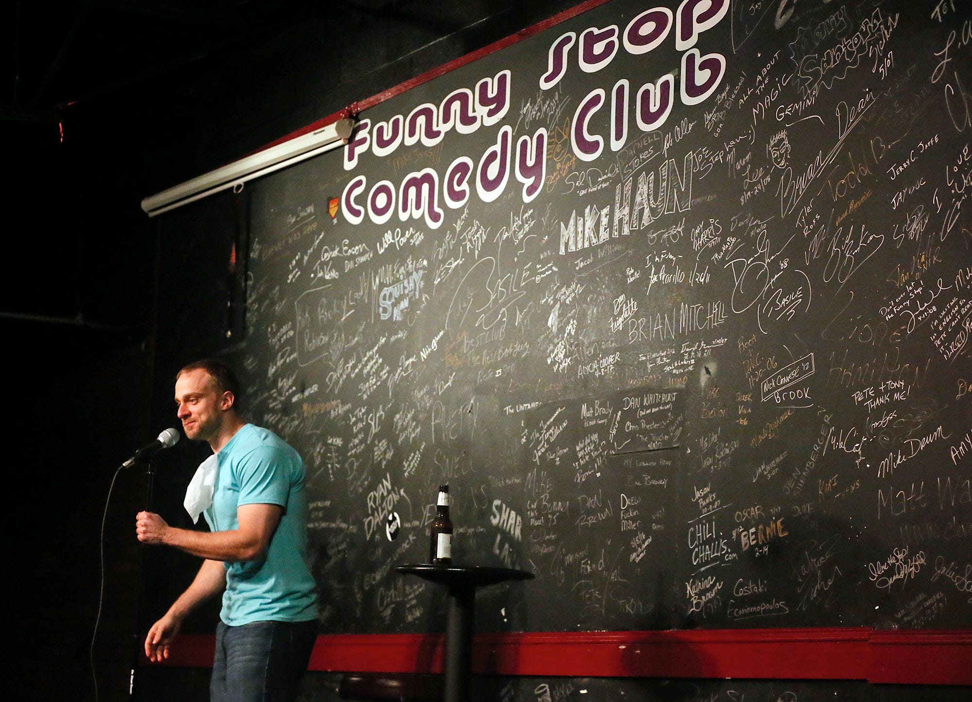 Mic drop. Funny Stop Comedy Club in Cuyahoga Falls up for sale