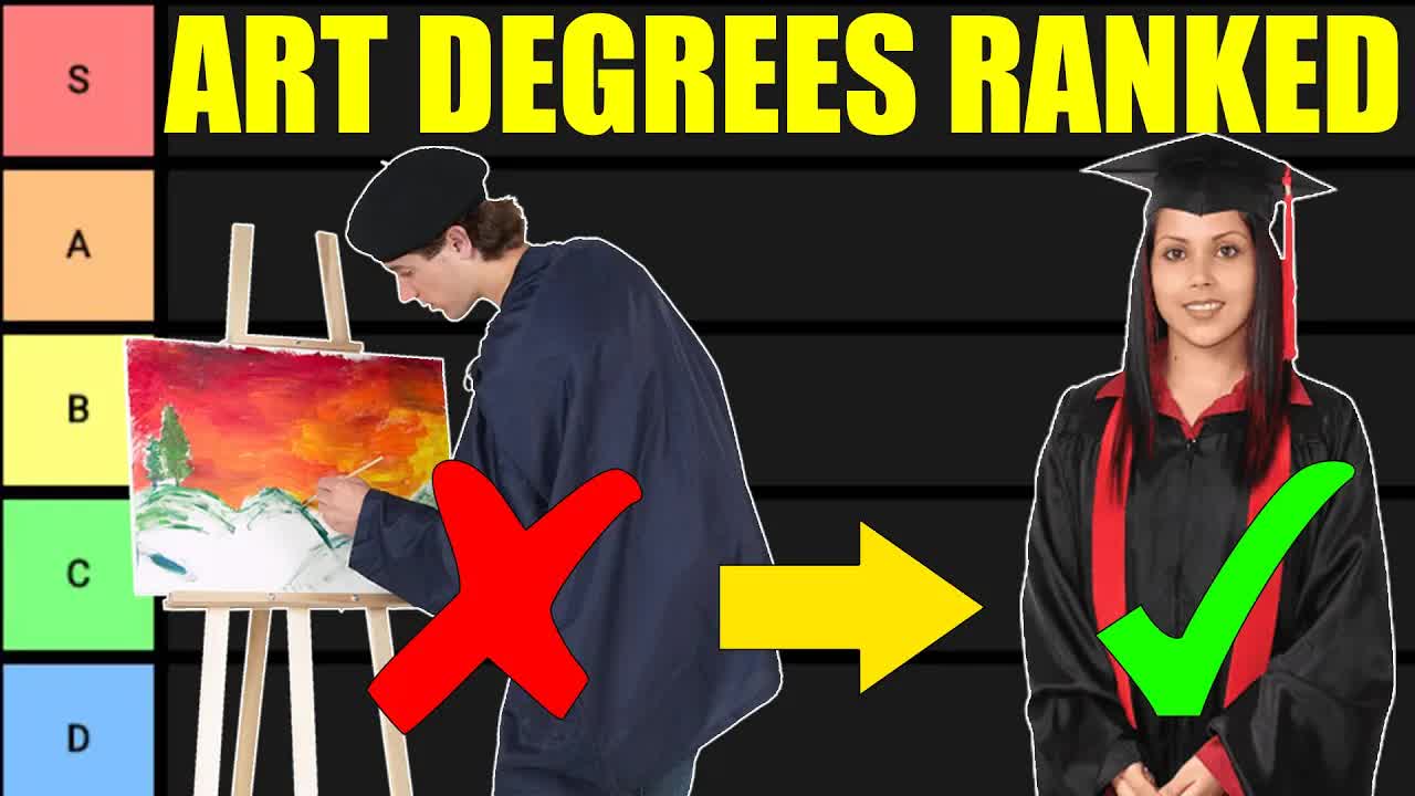 Art degree tier list (art majors ranked)