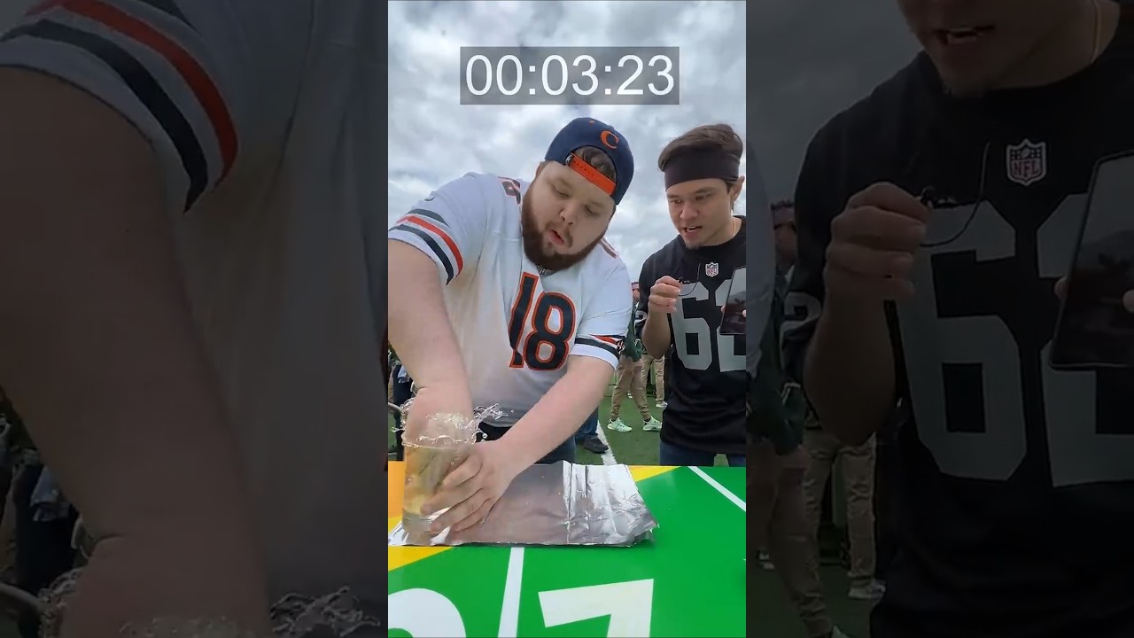 NFL fans try wet hot dogs