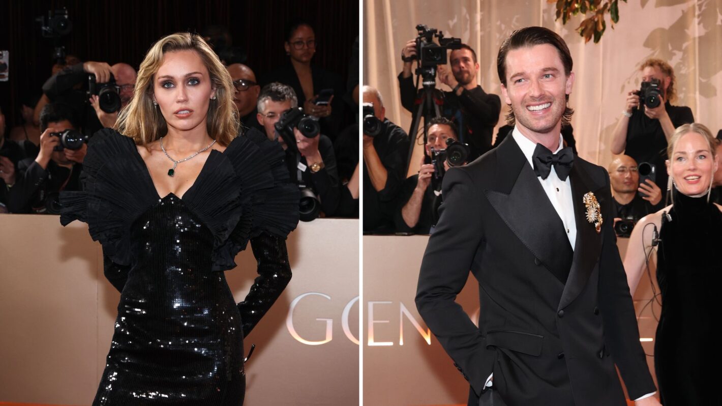 See exes Miley Cyrus & Patrick Schwarzenegger reunite at Golden Globes