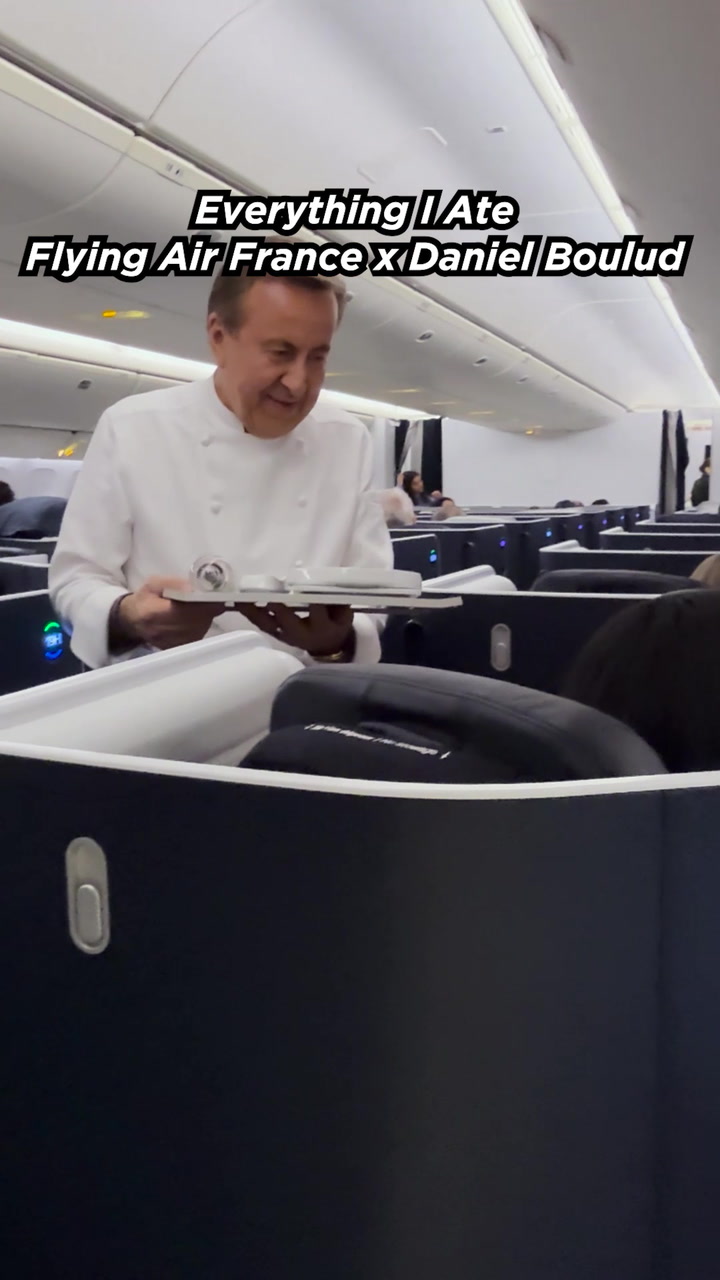 Everything I ate on an Air France flight with chef Daniel Boulud