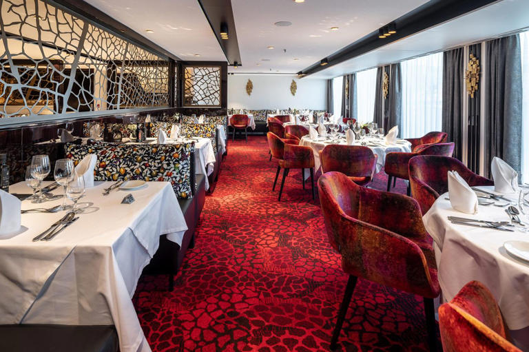 This ship is almost twice the size of most European river ships—which ...