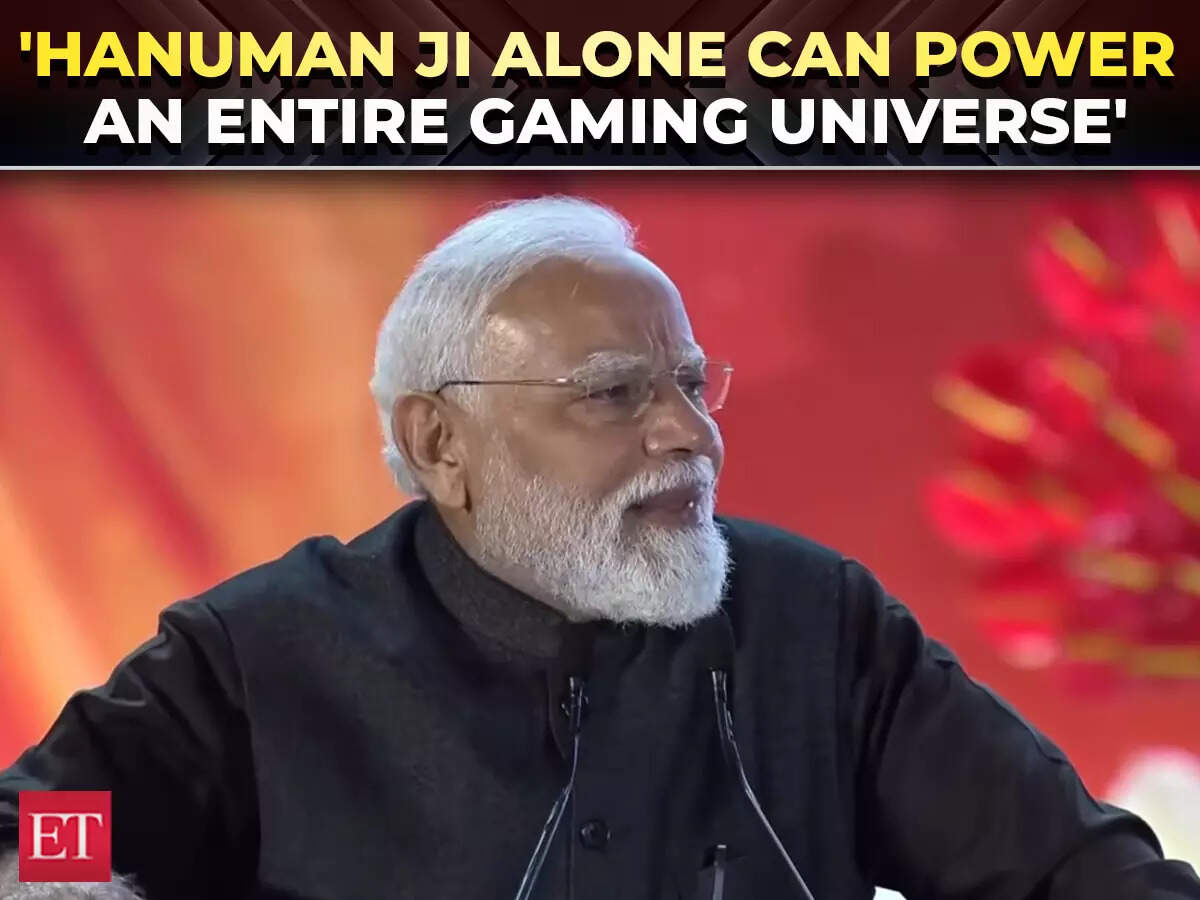'Hanumanji alone can power an entire gaming industry': PM Modi at ...