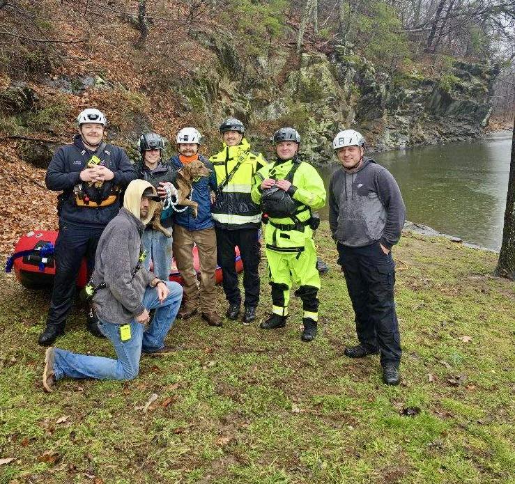 Brave rescue: Dog’s escape leads to river rescue by Wintergreen fire team