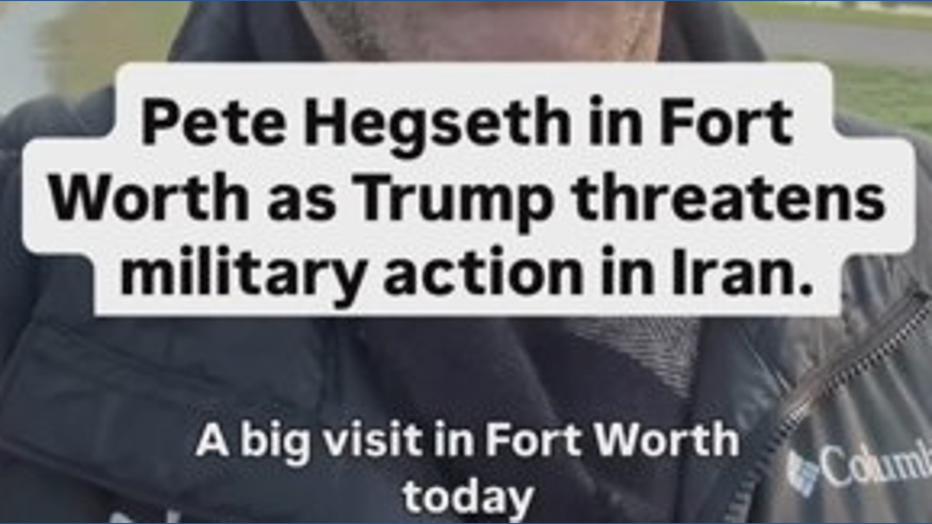 Hegseth in Fort Worth to tour Lockheed Martin