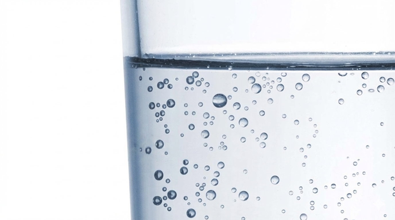 Why plain water suddenly starts bubbling