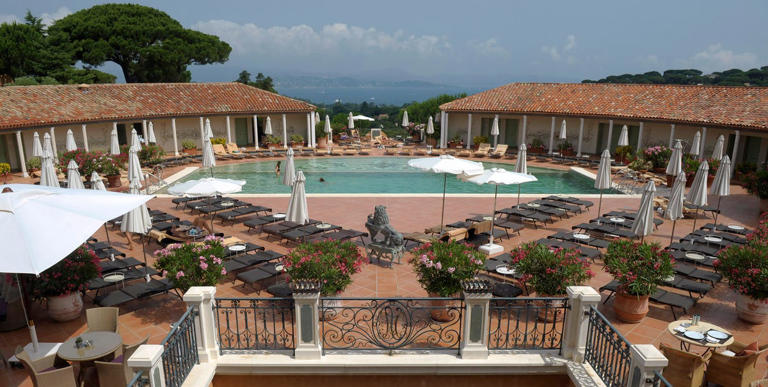 This spectacular pink castle in St Tropez is the hotel setting for 'The ...