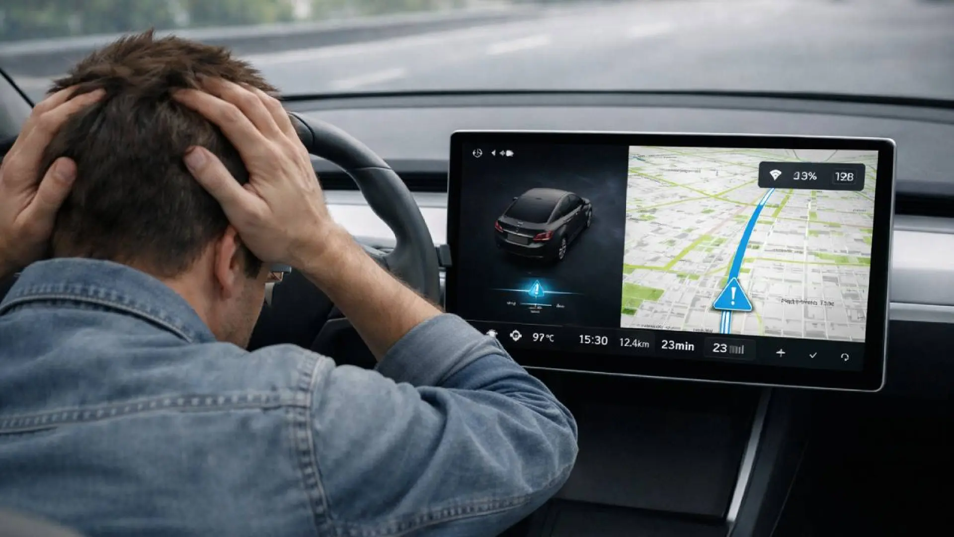 Cómo las grandes pantallas distraen y por qué algunas funciones deben ...