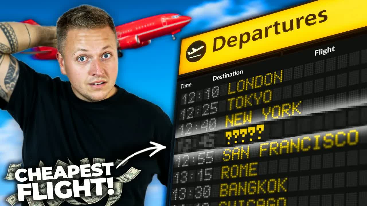 What happens when you book the absolute cheapest flight