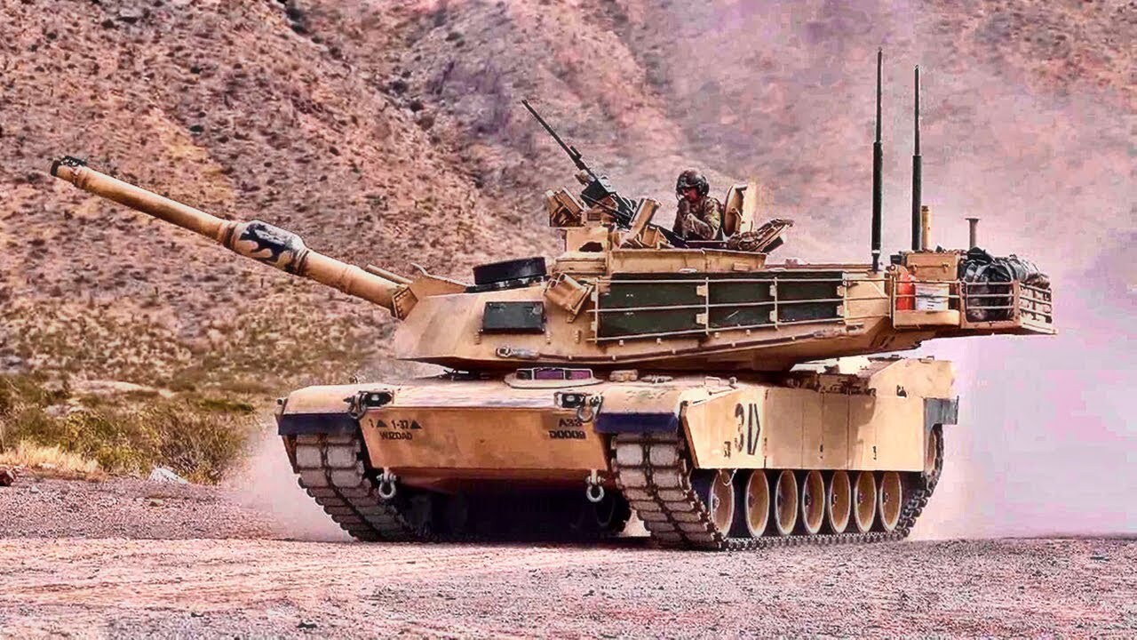 M1A2 Abrams tank gunnery exercise • (Nov 2025)