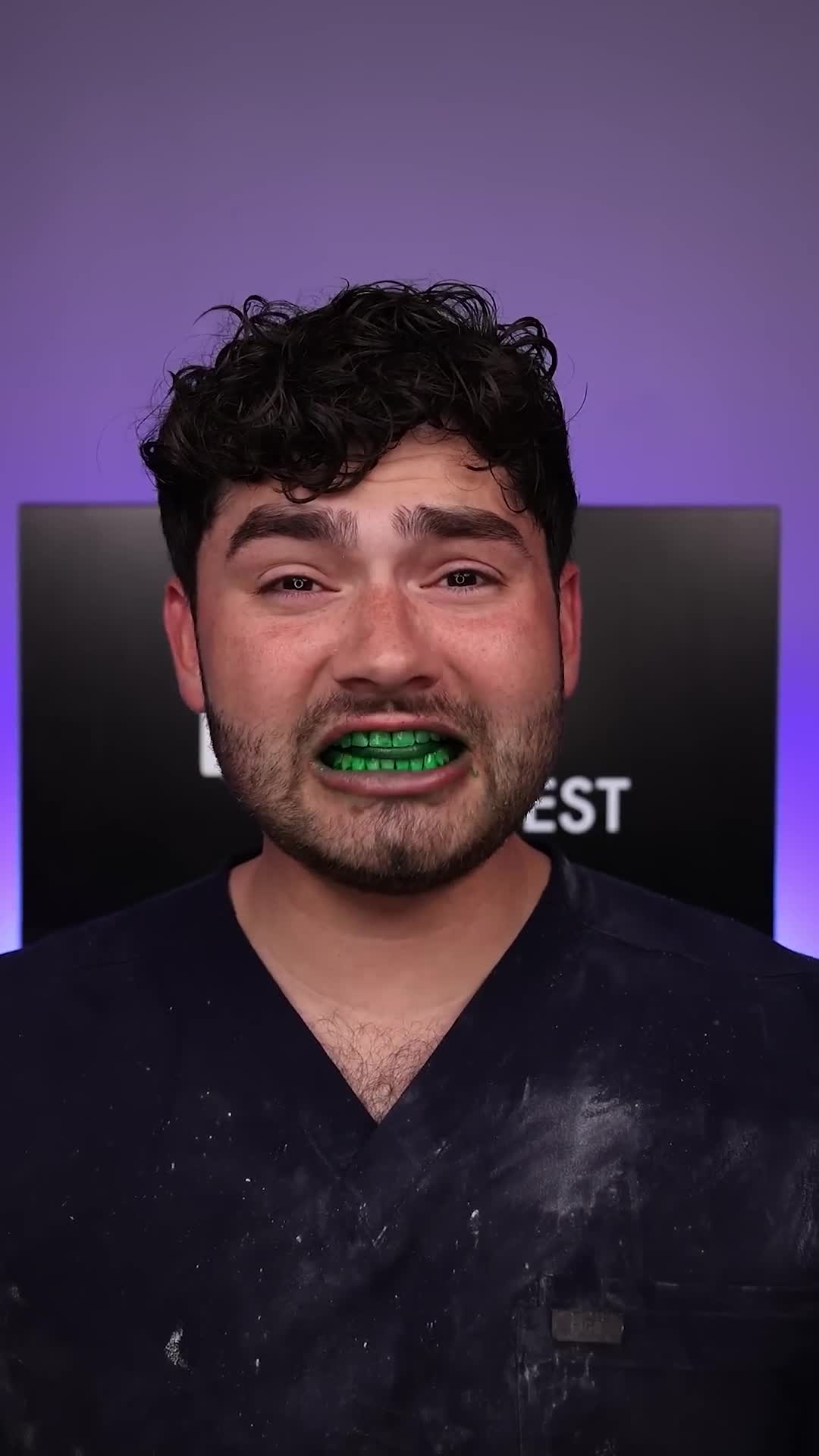 Giant sour snacks vs cavities ASMR