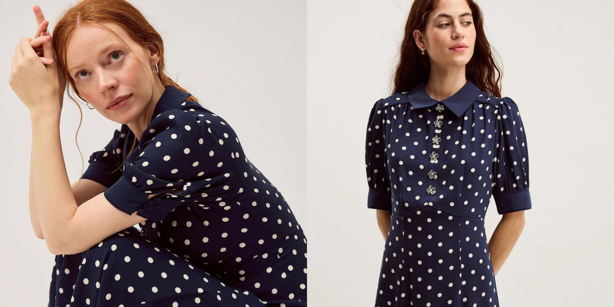 Monsoon’s polka dot 'Kate' dress could be straight from the Princess of ...