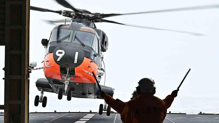 Japan Maritime Self-Defense Force deploys CH-101 helicopters on ...