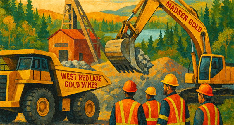 West Red Lake Gold Mines reaches commercial production in Ontario