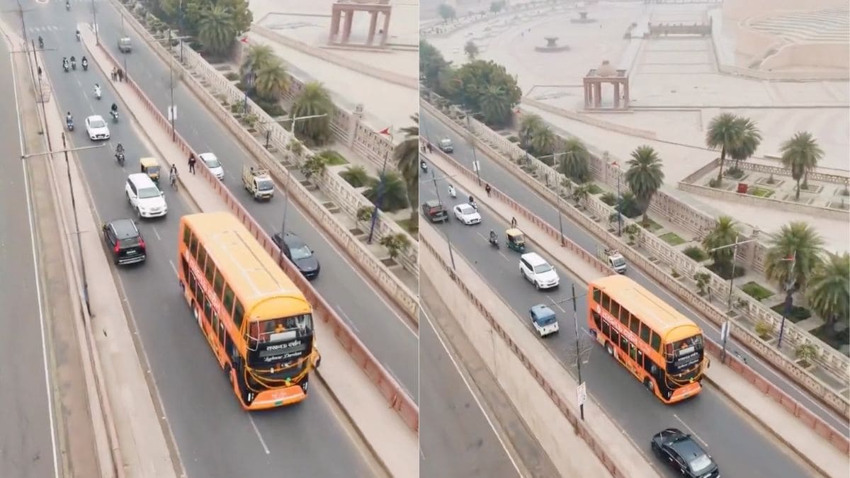 Double-decker EV bus launched in Lucknow for tourists: Route, timing ...