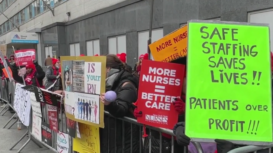 15,000 nurses strike in largest nurse walkout in NYC history