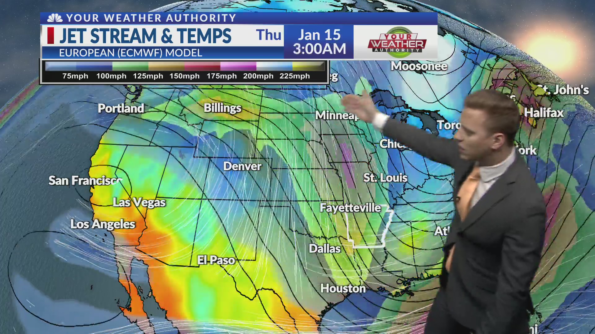 Monday, January 12 morning forecast - 6 a.m.
