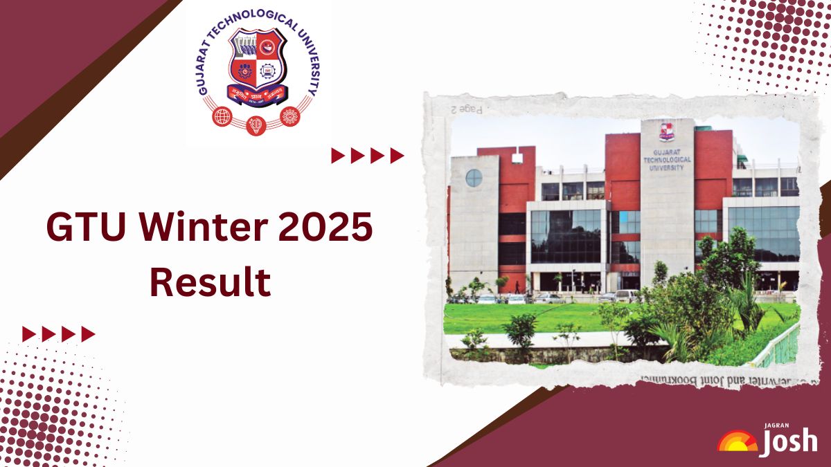 GTU result 2025 released, download winter session UG and PG marksheet ...