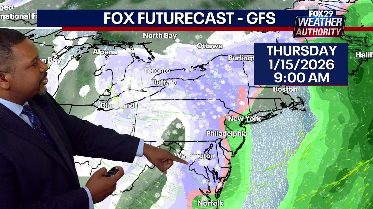 Philadelphia weather: Midweek storm could bring snow, rain to parts of area