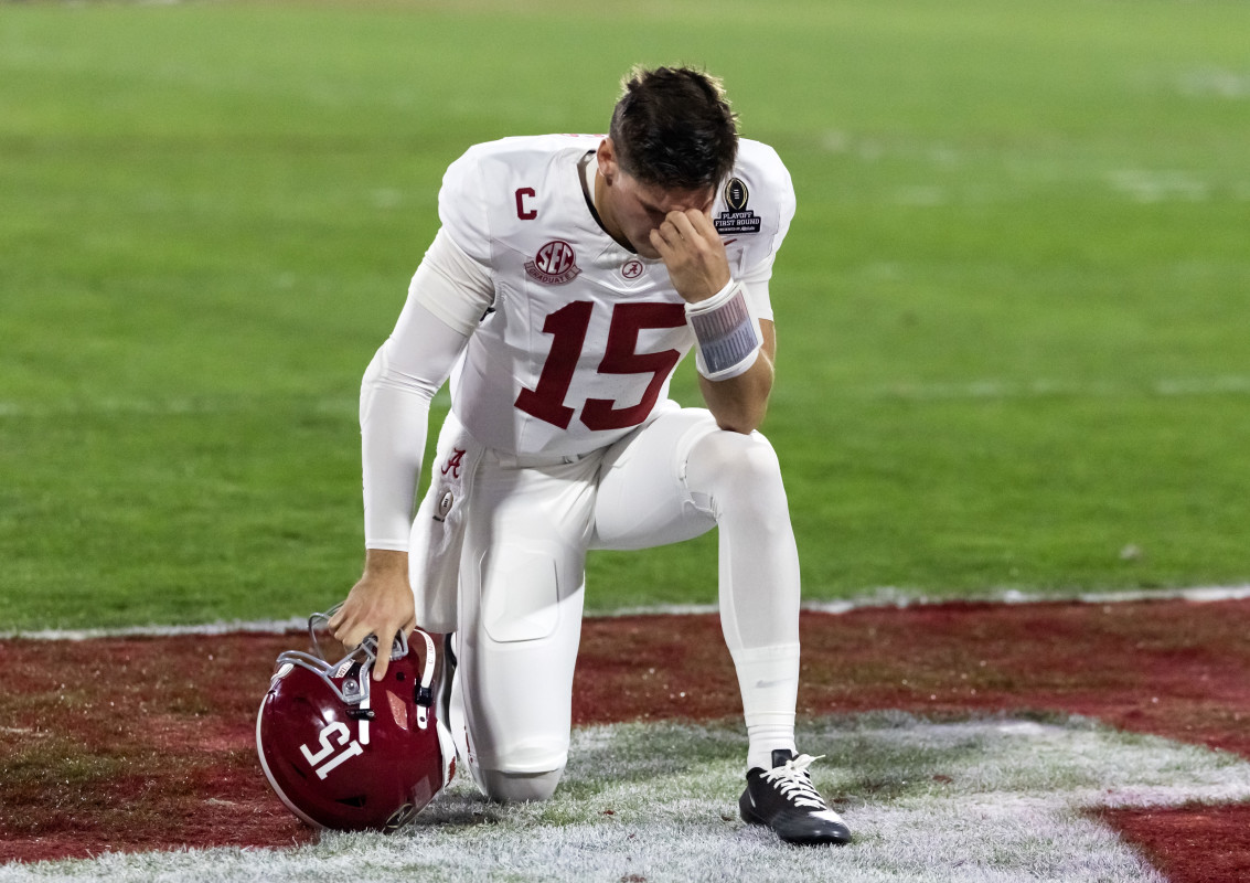 Ty Simpson could replace $40 million QB Justin Fields in Jets' draft ...