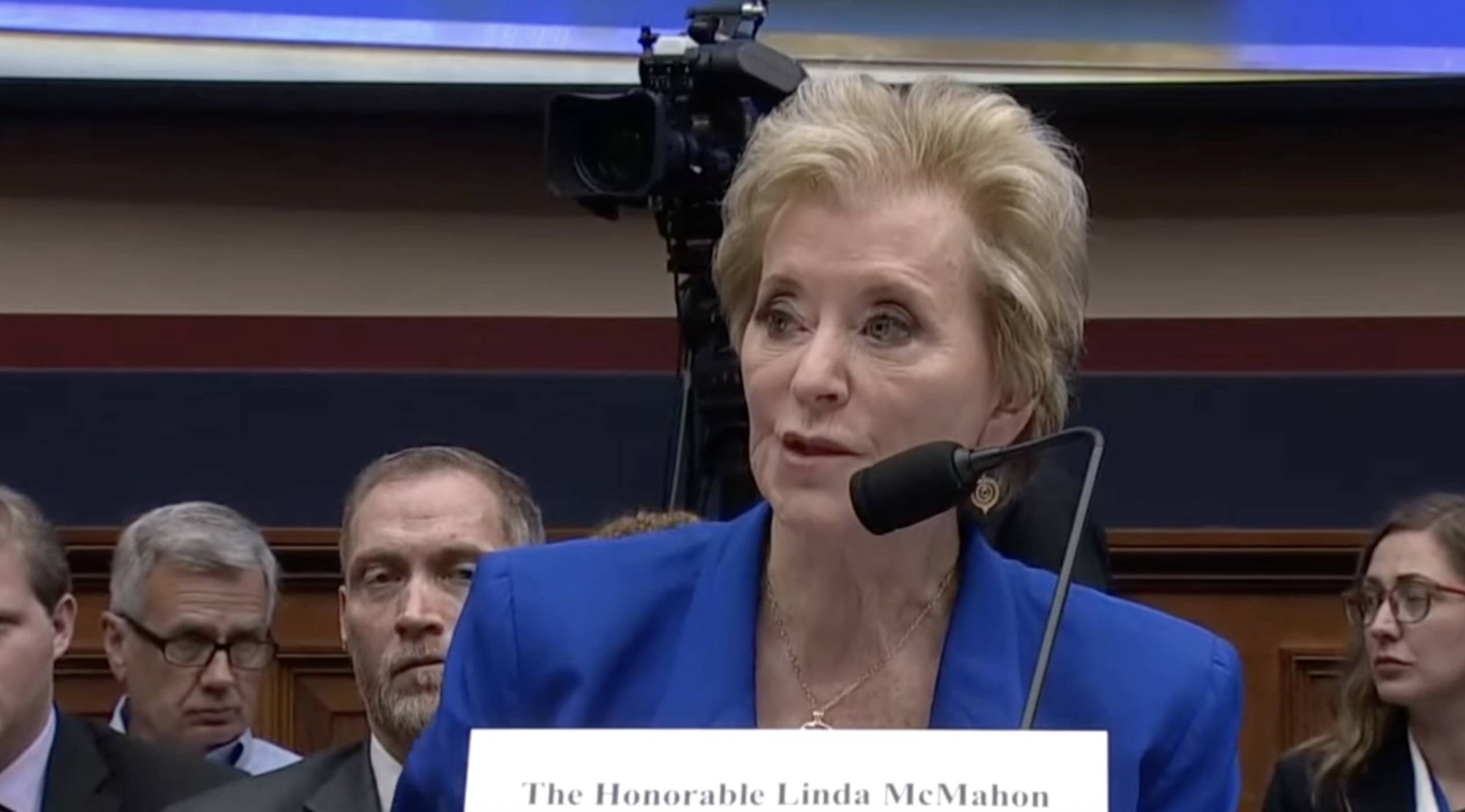 'It's failing': Linda McMahon has a rare moment of honesty, admits she ...