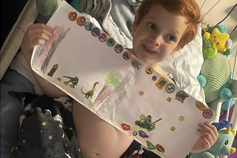 Boy, five, diagnosed with stage 4 cancer just before Christmas