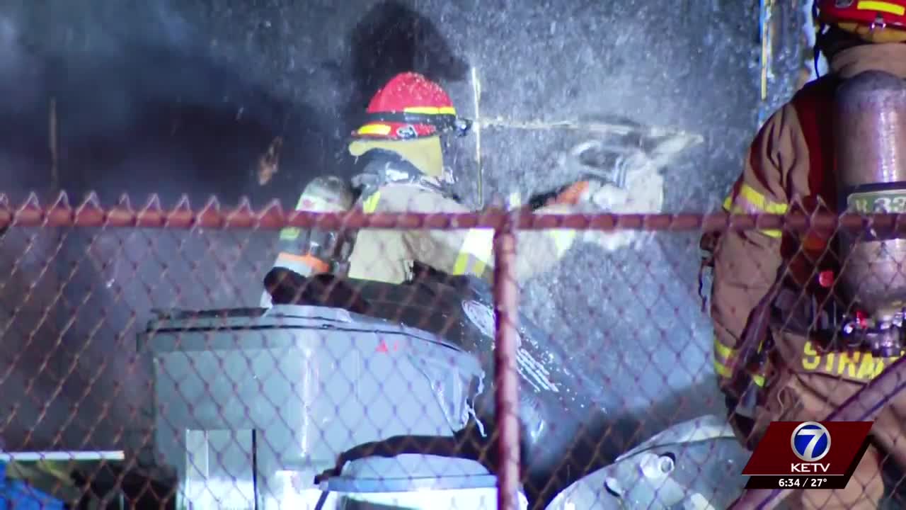 Omaha Firefighters Battle Mobile Home Fire That Causes $90,000 in Damages