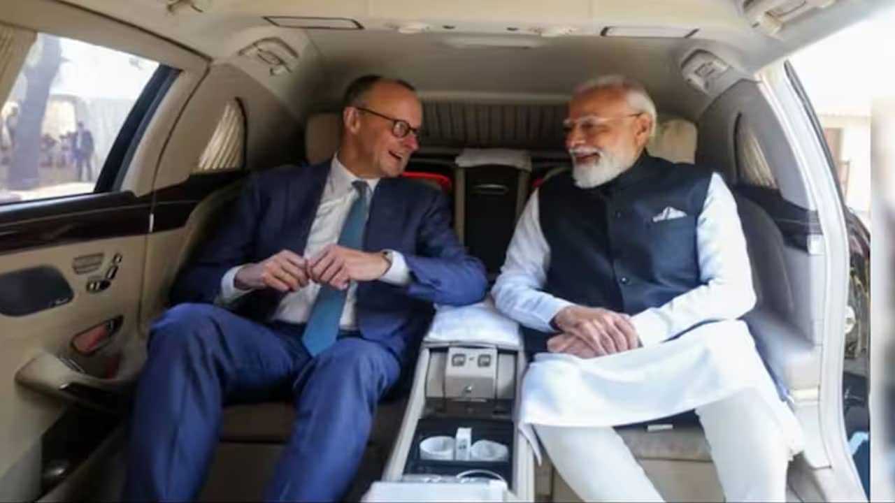 PM Modi's car diplomacy continues with German Chancellor Friedrich Merz ...