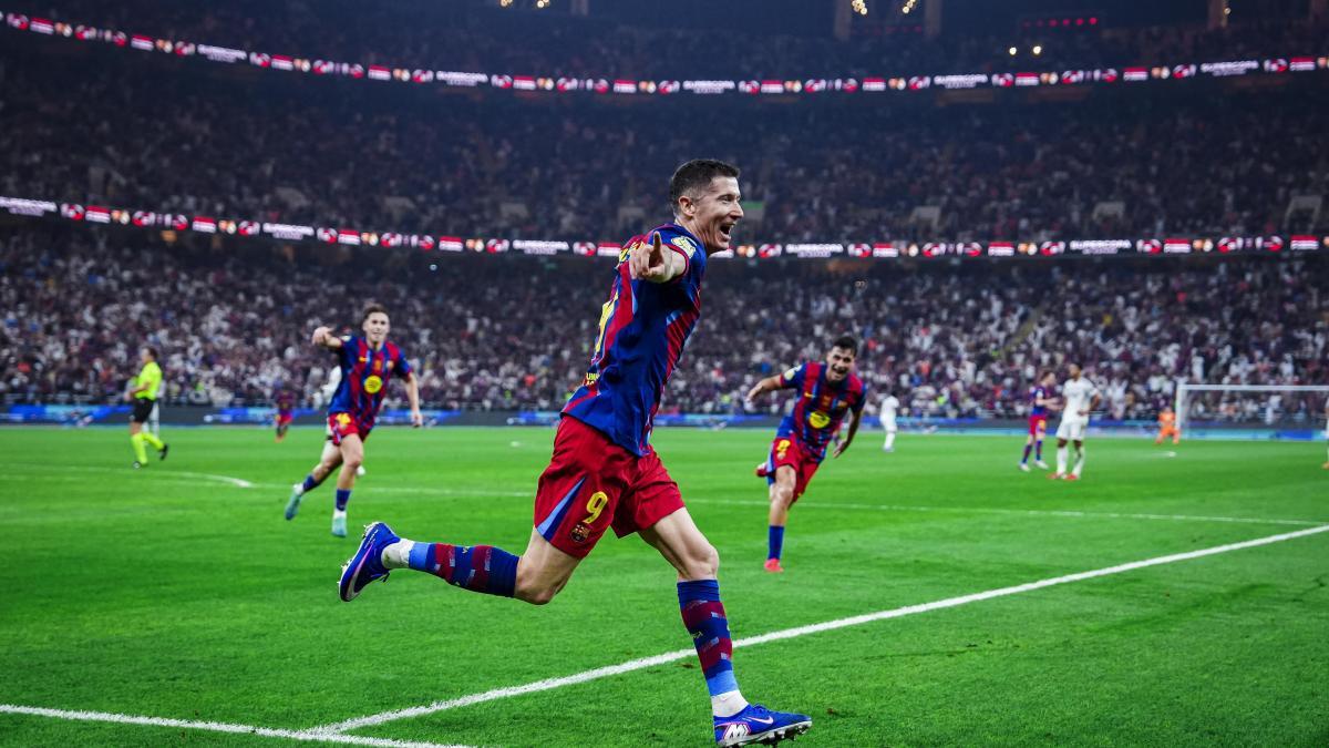 La Supercopa confirma la retroalimentación de Lewandowski y Ferran