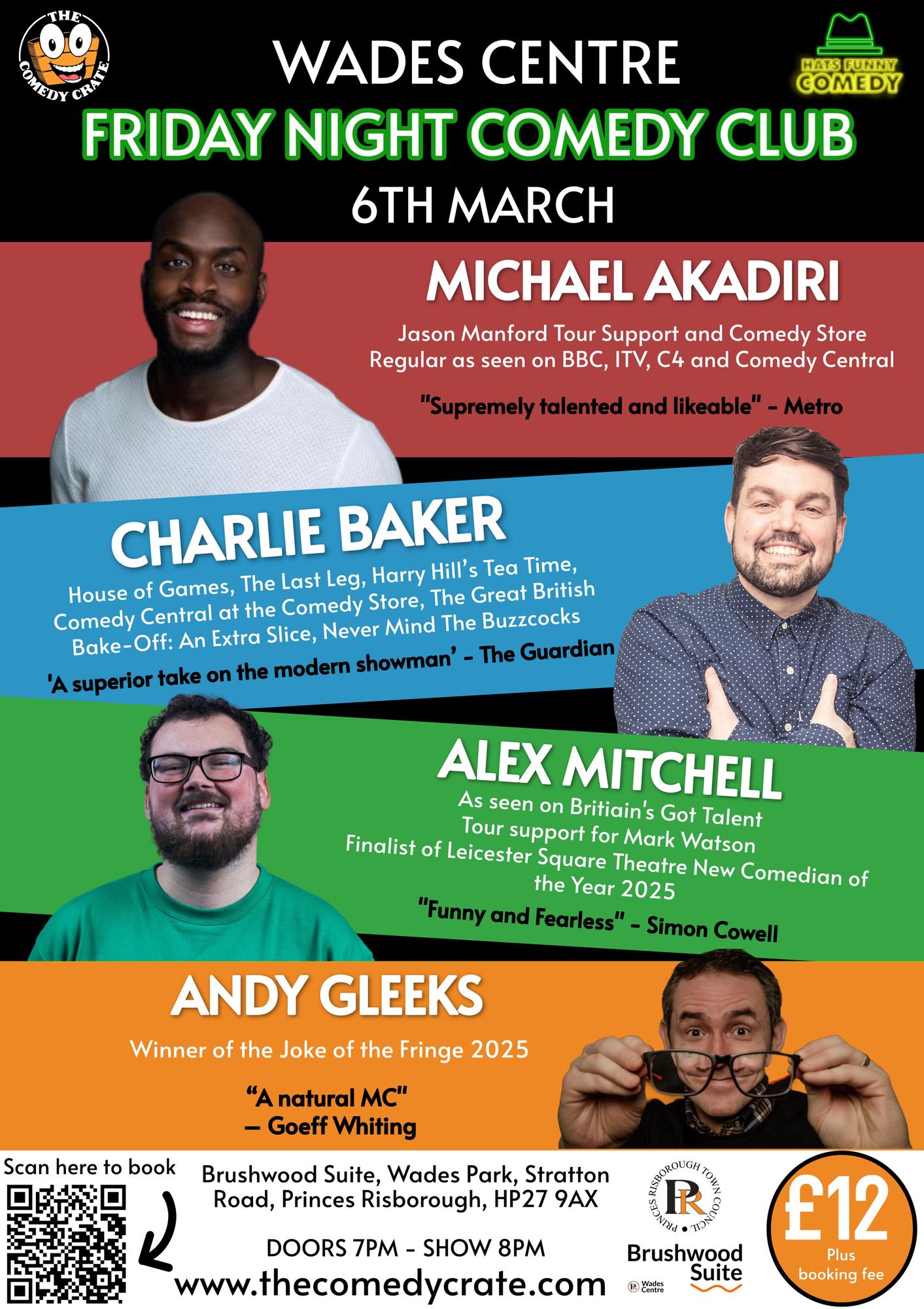 Laugh out loud: The Brushwood Suite presents an unforgettable comedy night