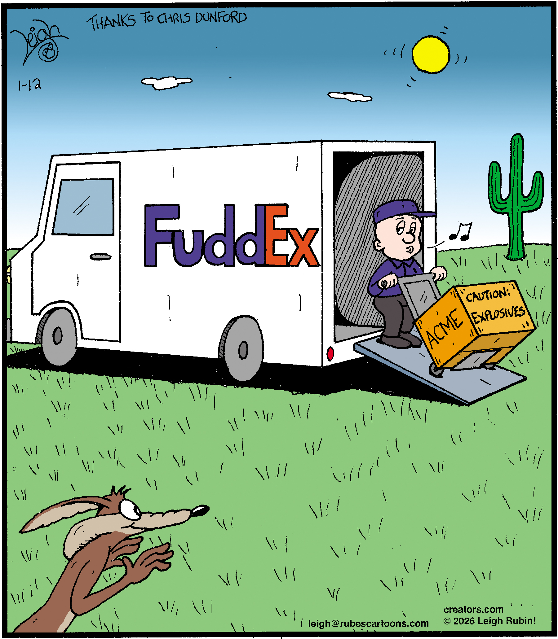 The latest comic strips from the Creators Syndicate (1/12)